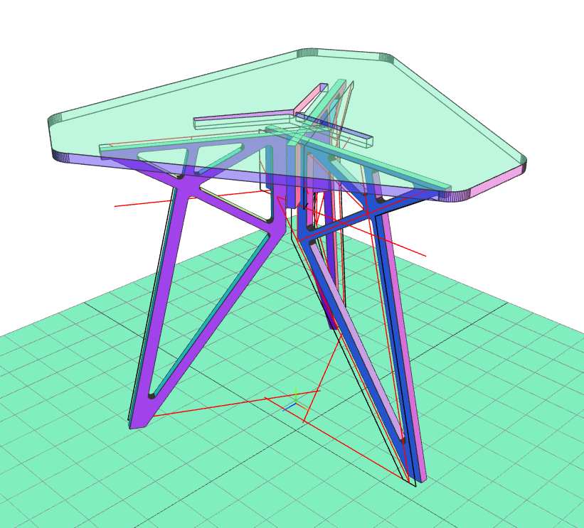 OpenDesk Half Sheet Table